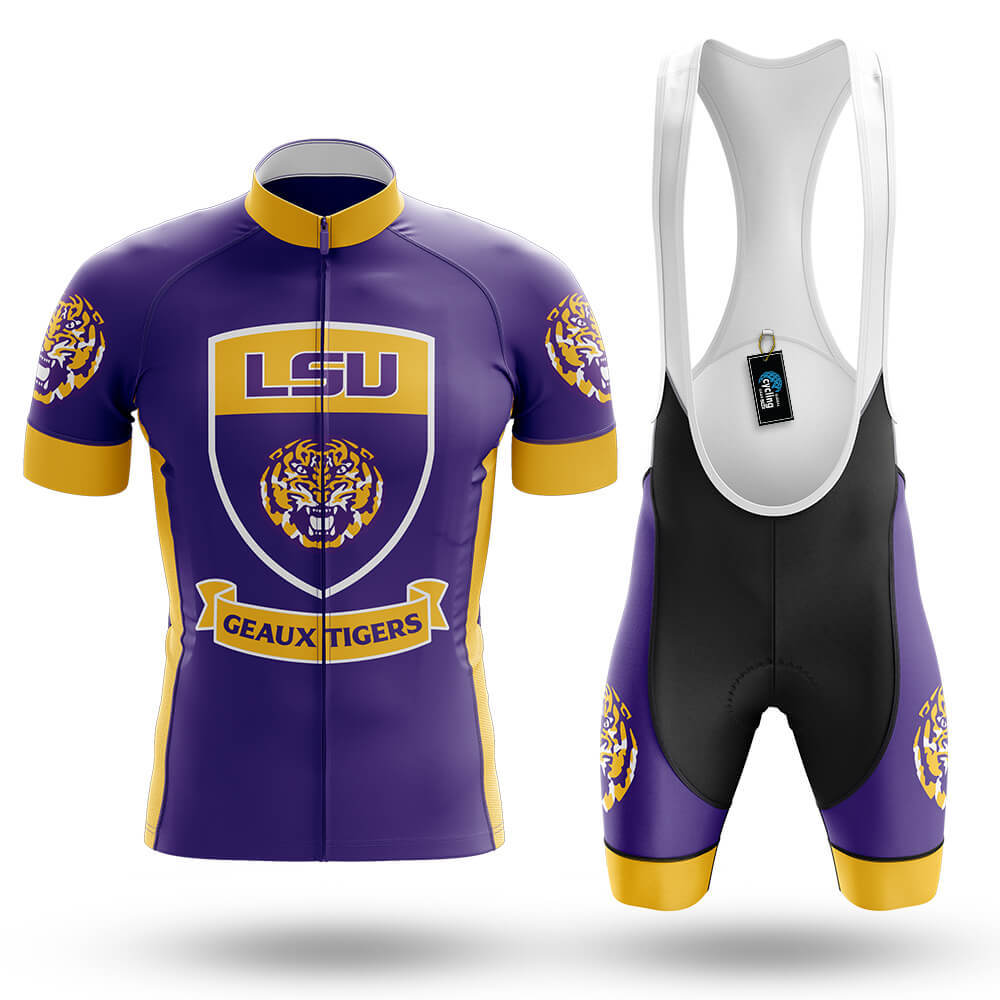 LSU Tigers Shield - Men's Cycling Kit - Global Cycling Gear