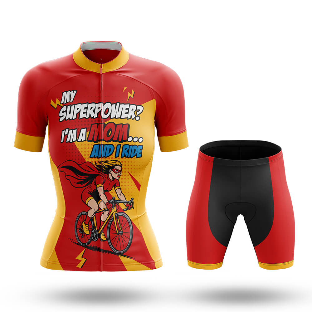 Super Mom on Wheels - Women's Cycling Kit - Global Cycling Gear