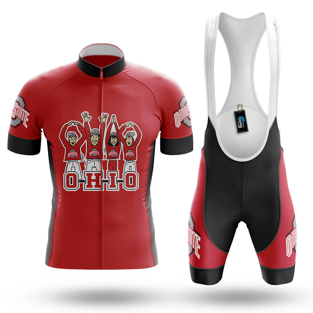 OSU Buckeyes Cheer - Men's Cycling Kit - Global Cycling Gear