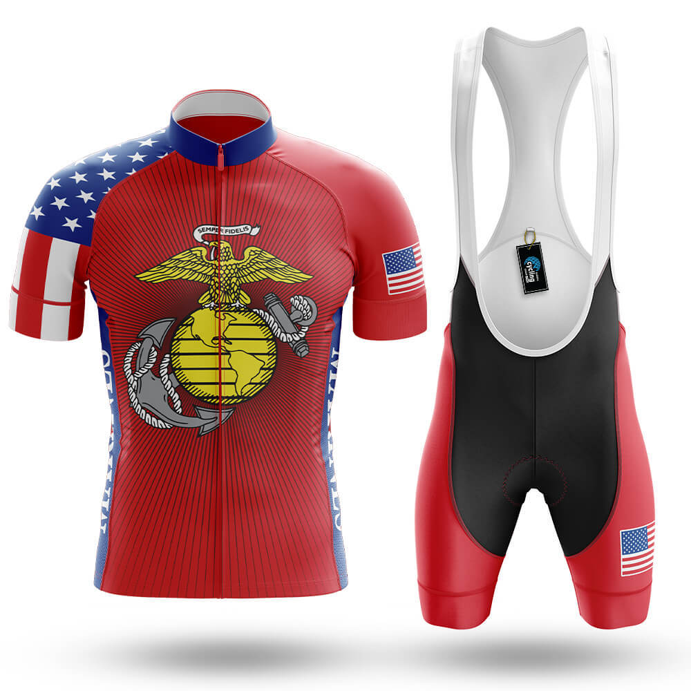Retro US Marines - Men's Cycling Kit – Global Cycling Gear