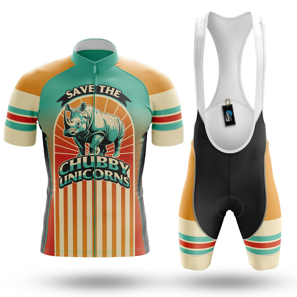 Retro Chubby Unicorn - Men's Cycling Kit – Global Cycling Gear