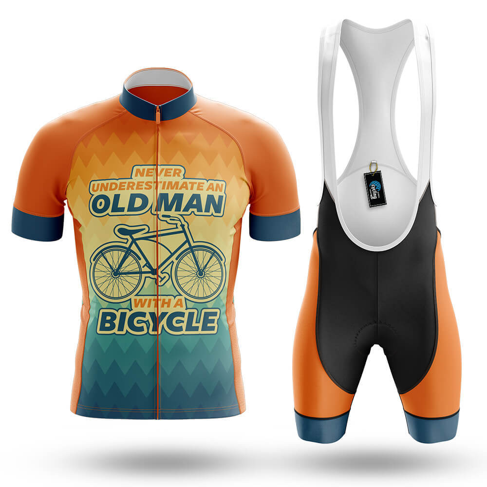 Old-Timer Biker Men's Cycling Kit Bike Jersey and Bib Shorts – Global ...