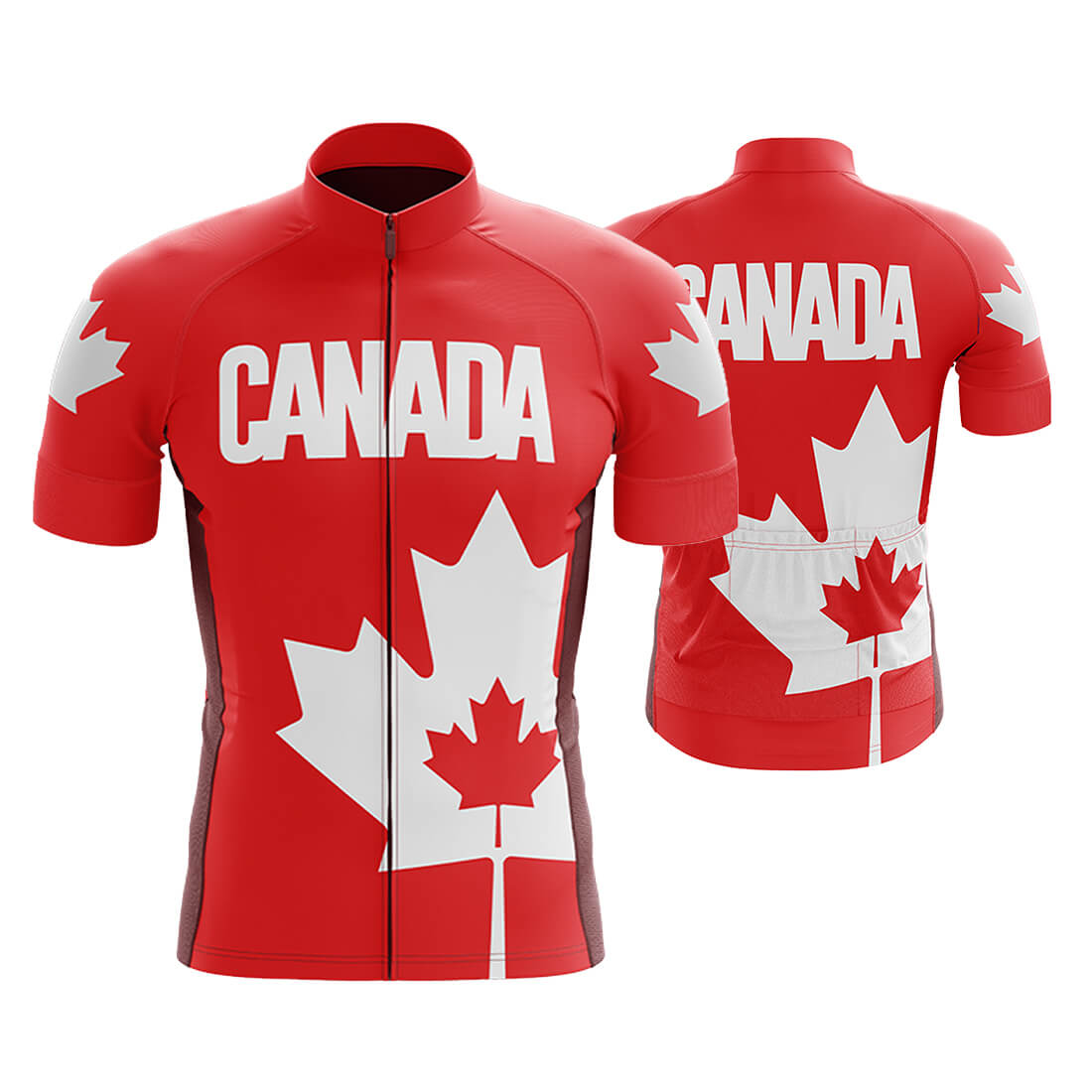 Canadian Men's Cycling Kit Bike Jersey and Bib Shorts – Global Cycling Gear