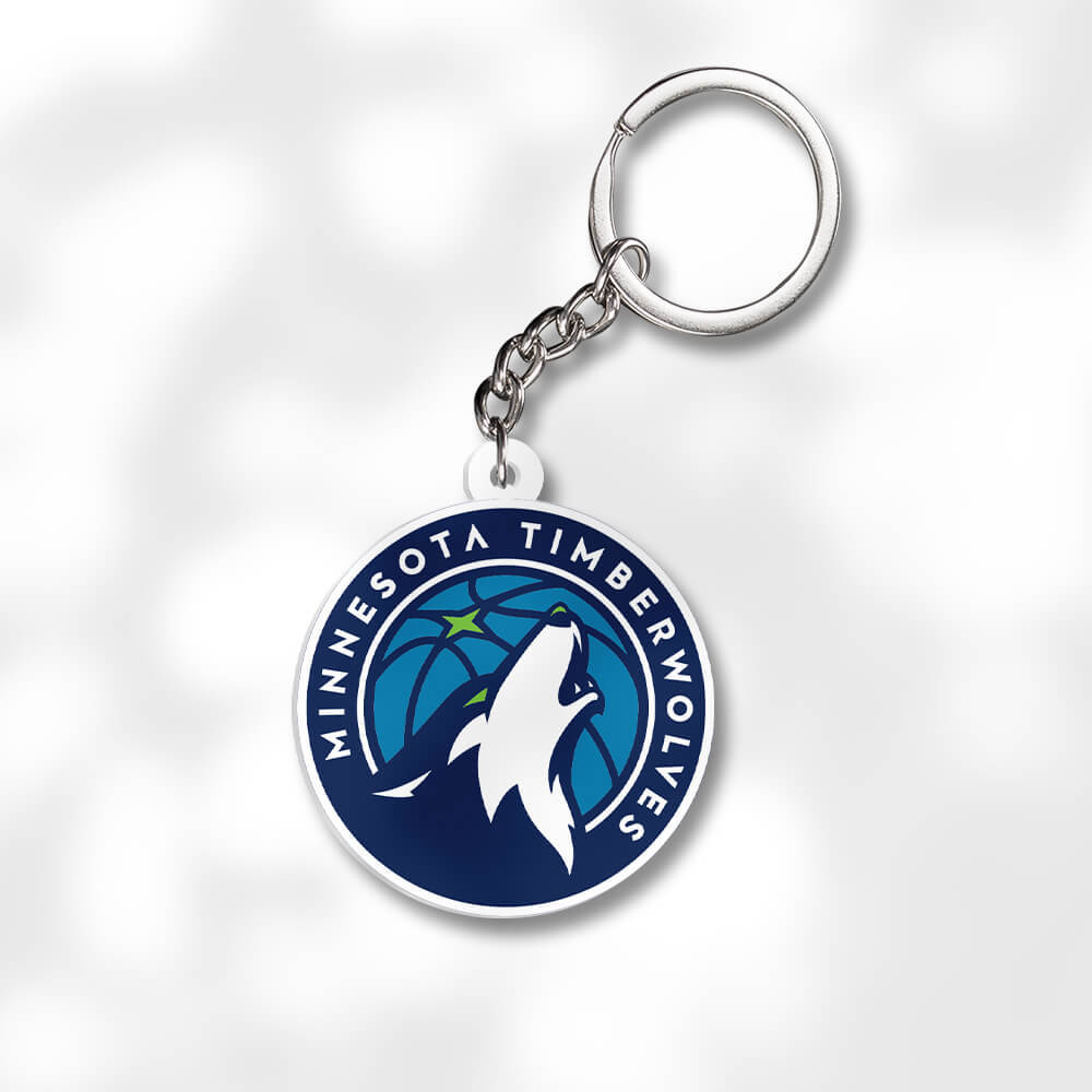 Pack 3 Timberwolves Keychains