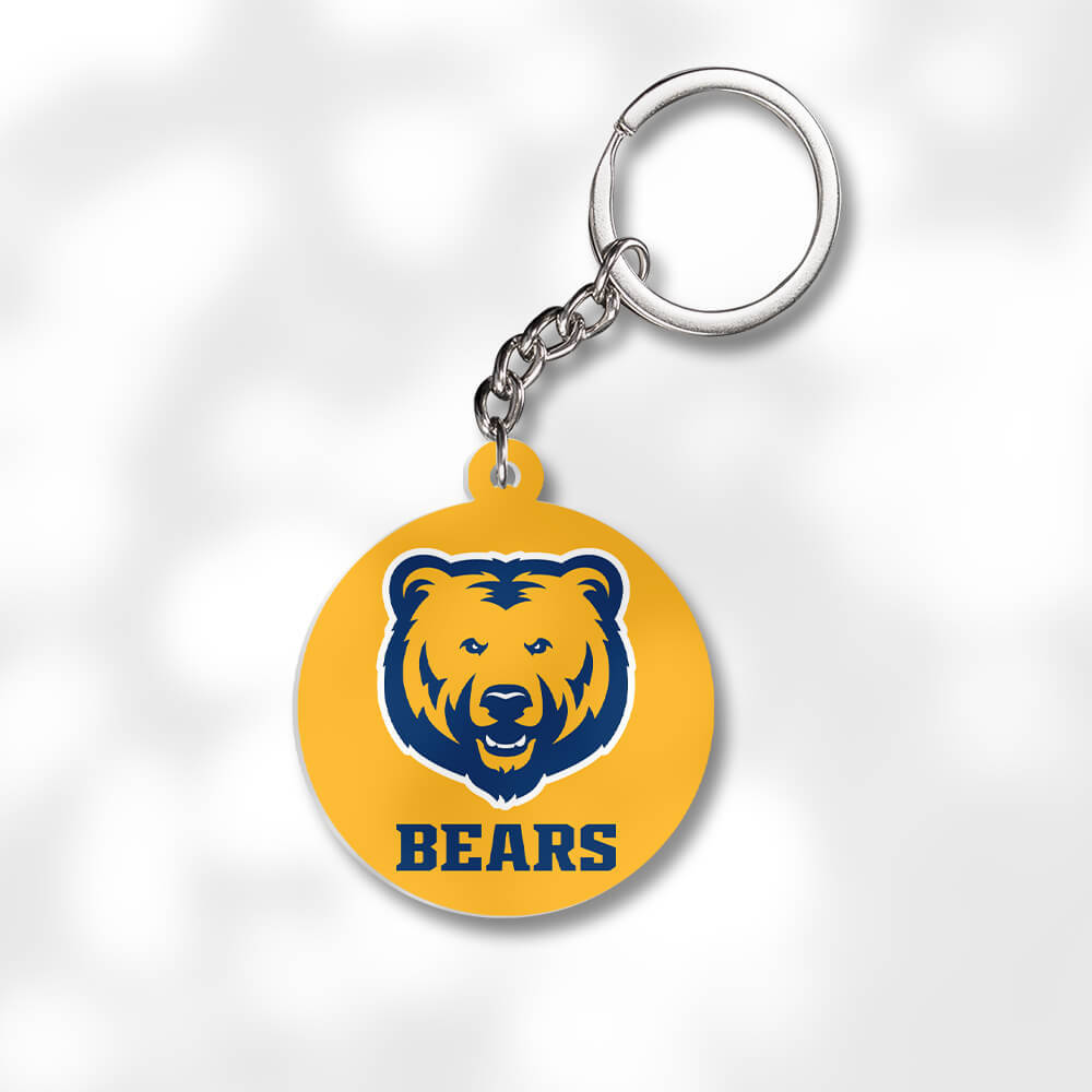 Pack 3 University of Northern Colorado Keychains