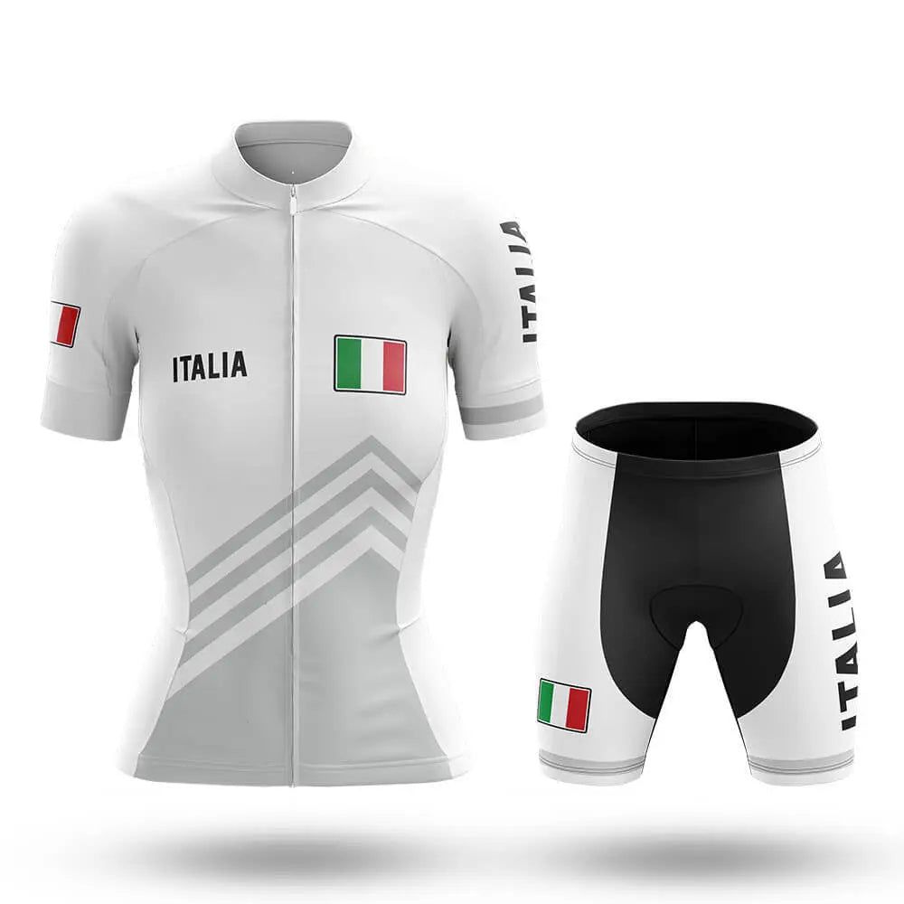 Italia S5 White - Women - Cycling Kit – Global Cycling Gear