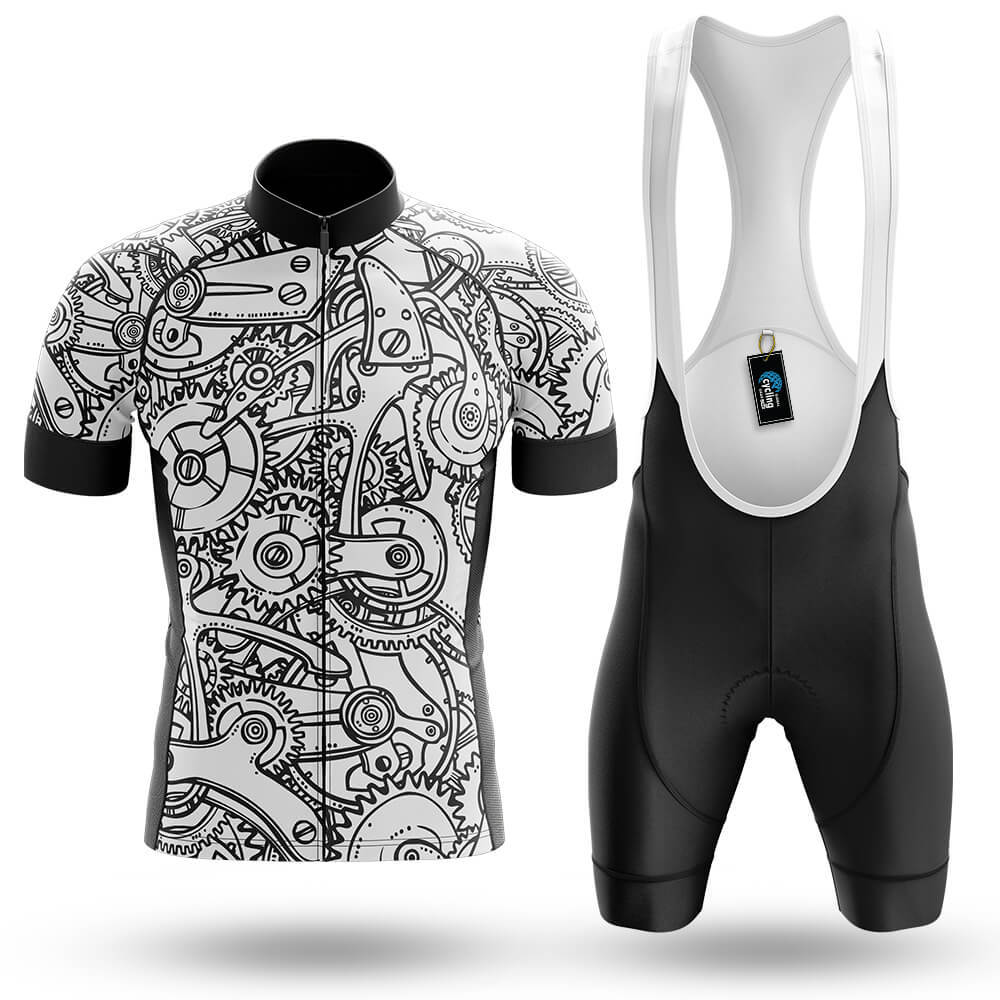 Black White Gears - Men's Cycling Kit - Global Cycling Gear
