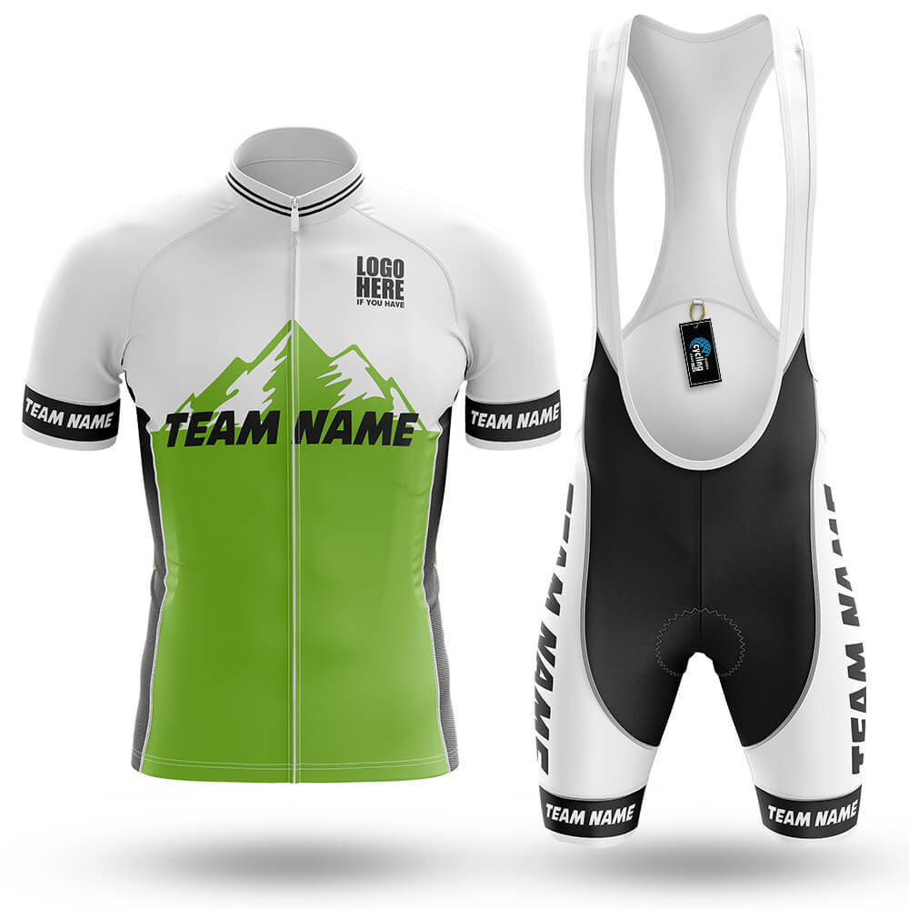 Custom Team Name V3 Green - Men's Cycling Kit - Global Cycling Gear