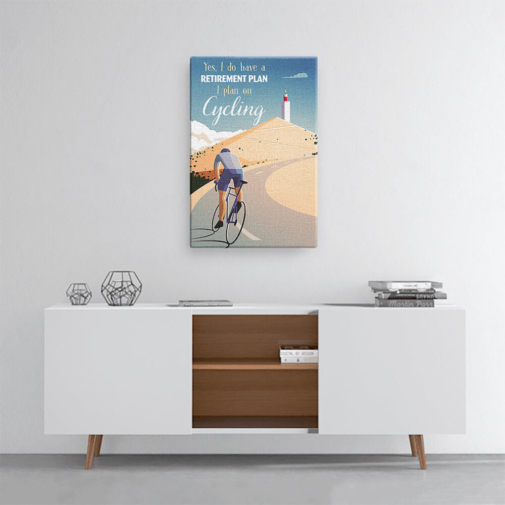 Retirement Plan - Wall Art Poster - Global Cycling Gear