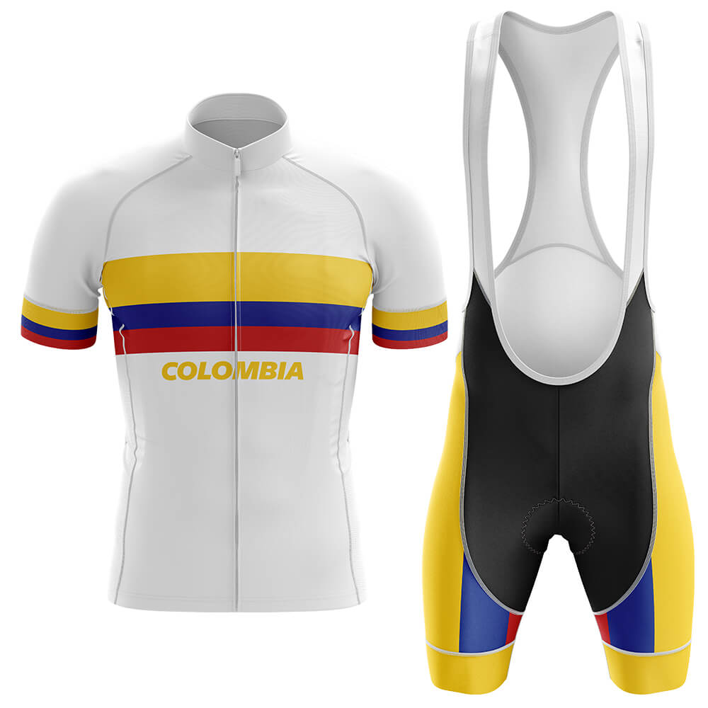 Colombia V4 - Men's Cycling Kit Bike Jersey and Bib Shorts – Global ...
