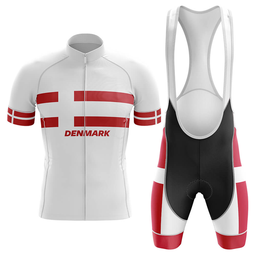 Denmark V4 - Men's Cycling Kit Bike Jersey and Bib Shorts – Global ...