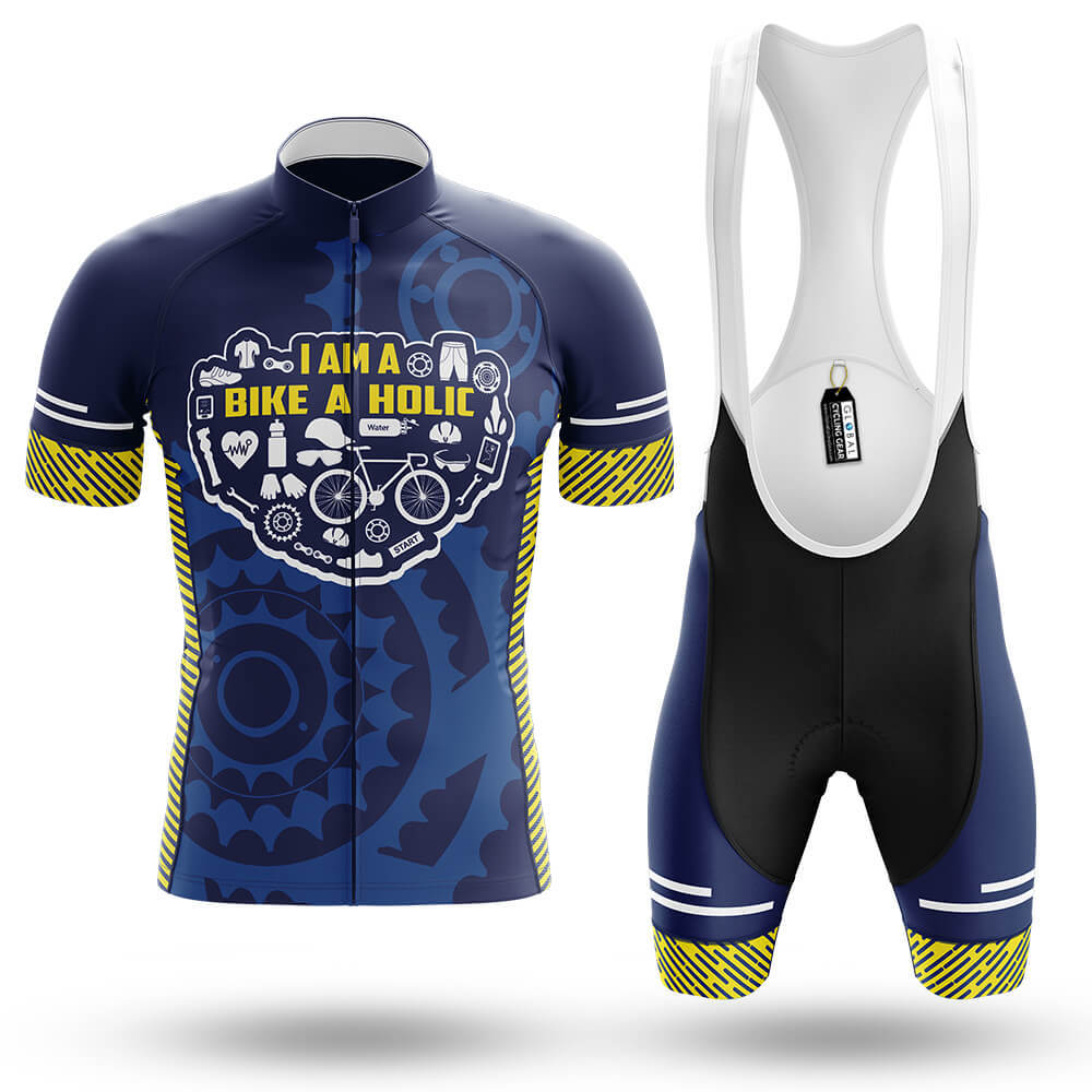 Bikeaholic - Men's Cycling Kit Bike Jersey and Bib Shorts – Global ...