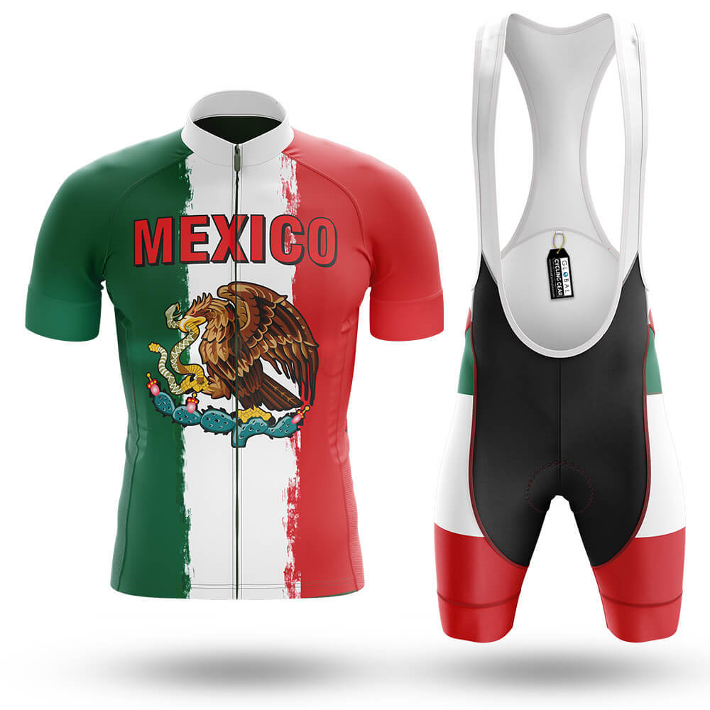 Mexico V3 - Men's Cycling Kit Bike Jersey and Bib Shorts