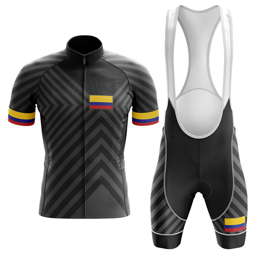 Colombia V13 - Black - Men's Cycling Kit Bike Jersey and Bib Shorts ...