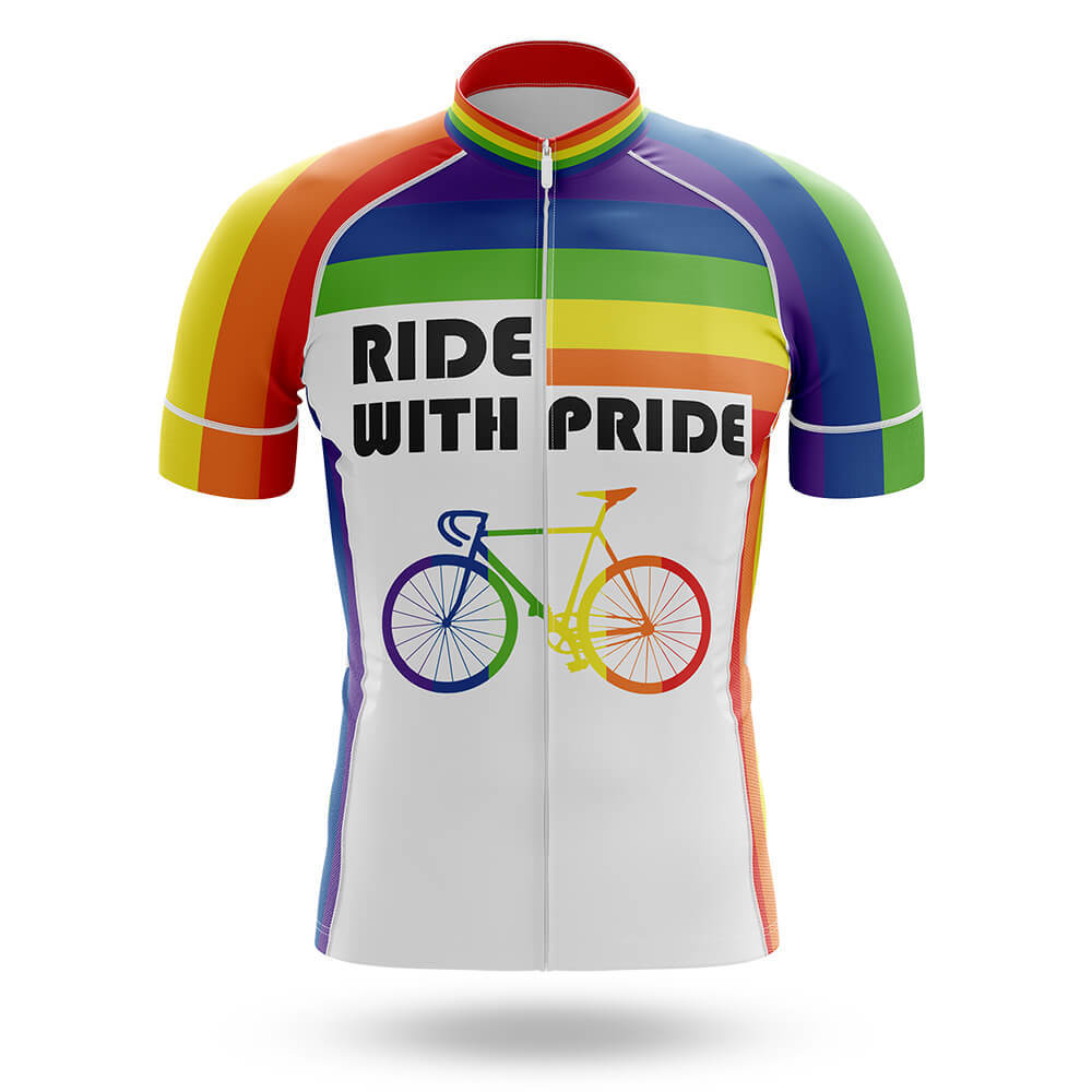 Ride With Pride - Men's Cycling Kit Bike Jersey and Bib Shorts