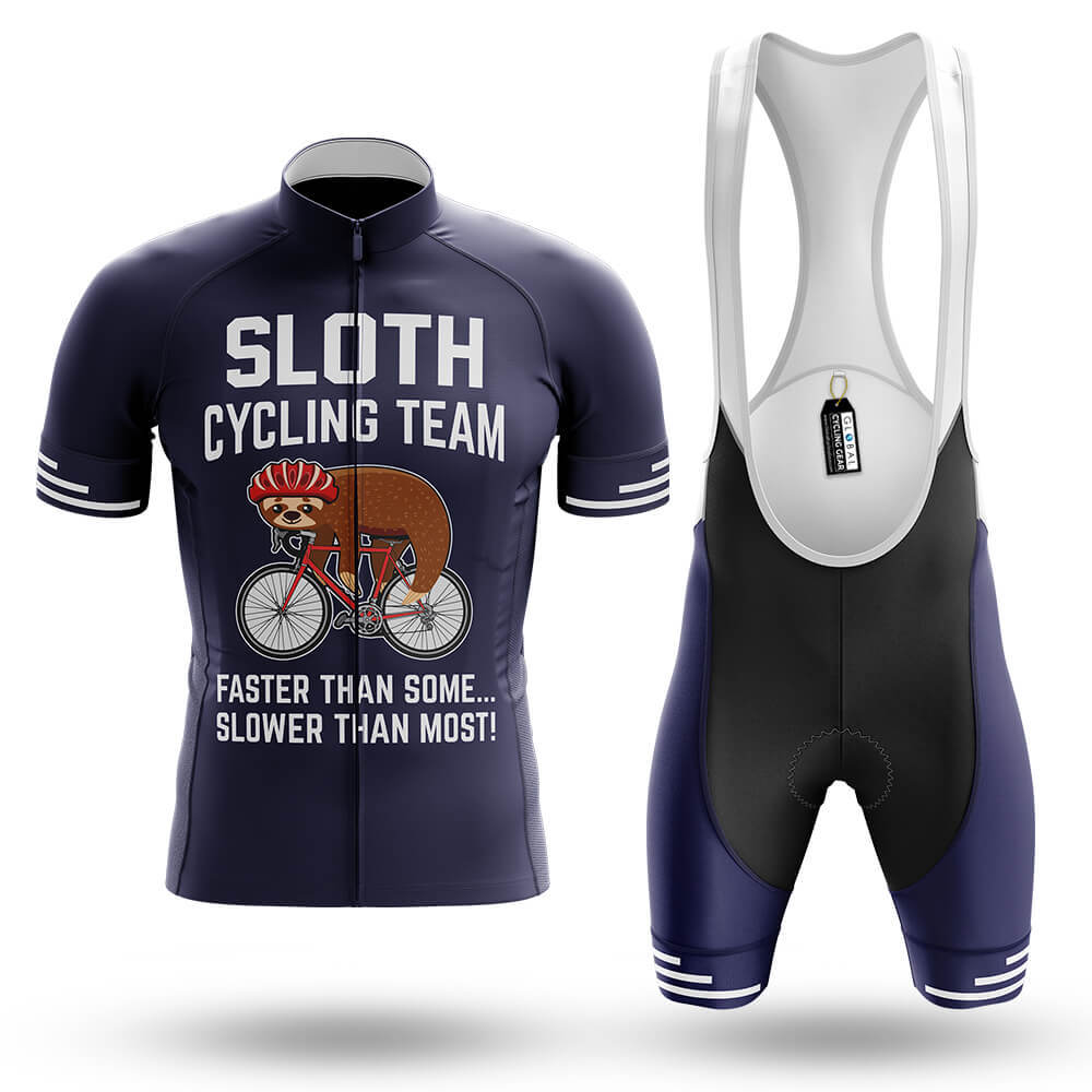Sloth Cycling Team V10 - Men's Cycling Kit Bike Jersey and Bib Shorts ...