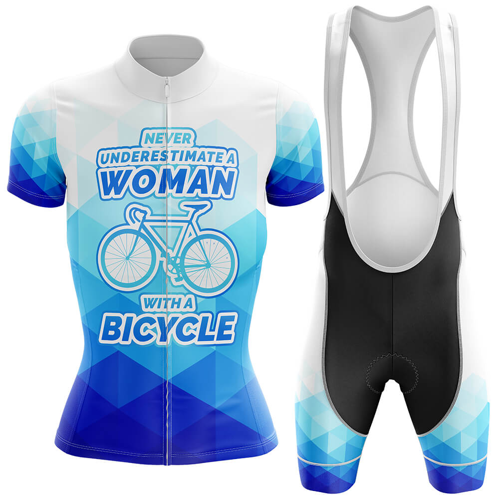 Woman Cycling Kit Bike Jersey and Bib Shorts – Global Cycling Gear