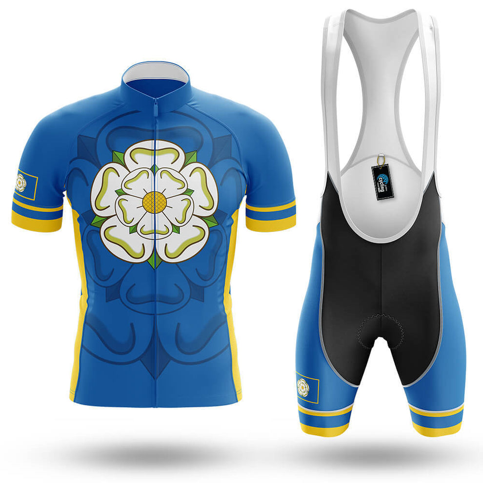 Yorkshire Men's Cycling Kit Bike Jersey and Bib Shorts – Global Cycling ...
